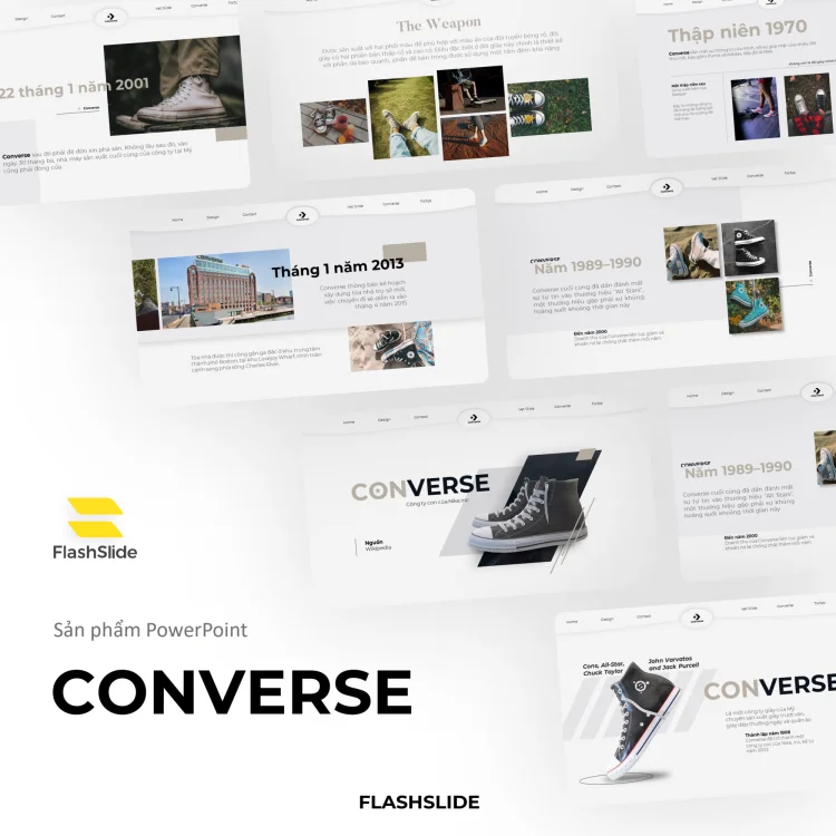 Mẫu PowerPoint Converse | FlashSlide