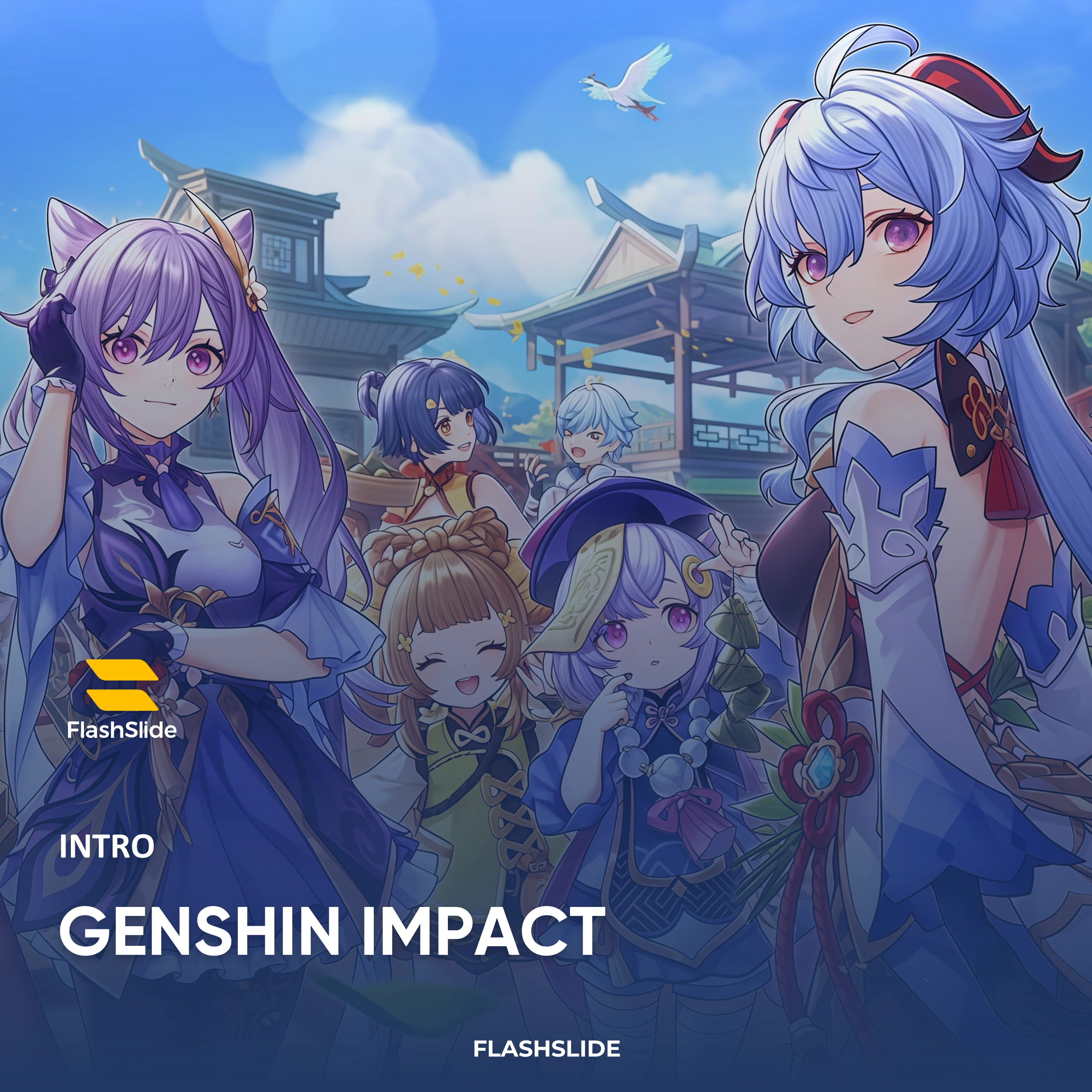 Mẫu PowerPoint Intro Genshin Impact | FlashSlide